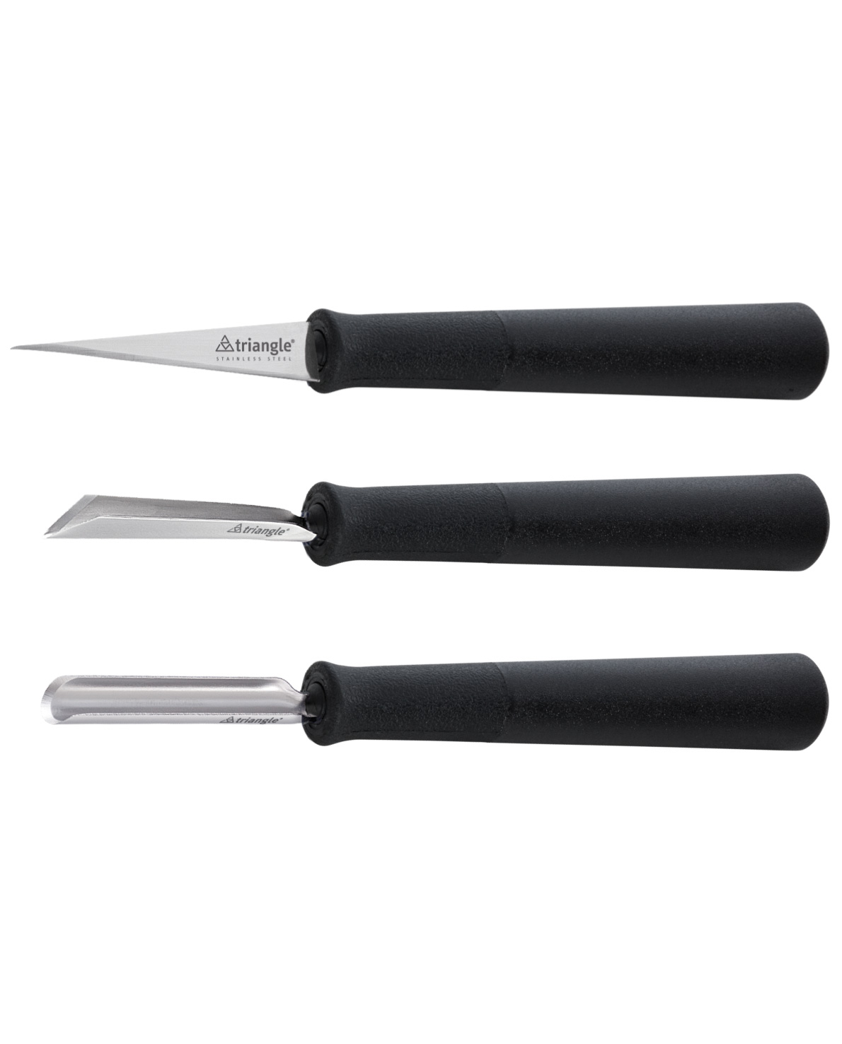 triangle Carving Schnitzmesser Basic Set 3-teilig - Edelstahl - Griff ...